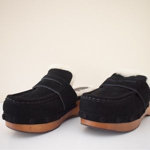 Frye | Shoes | Frye Melody Genuine Shearling Platform Clog | Poshmark